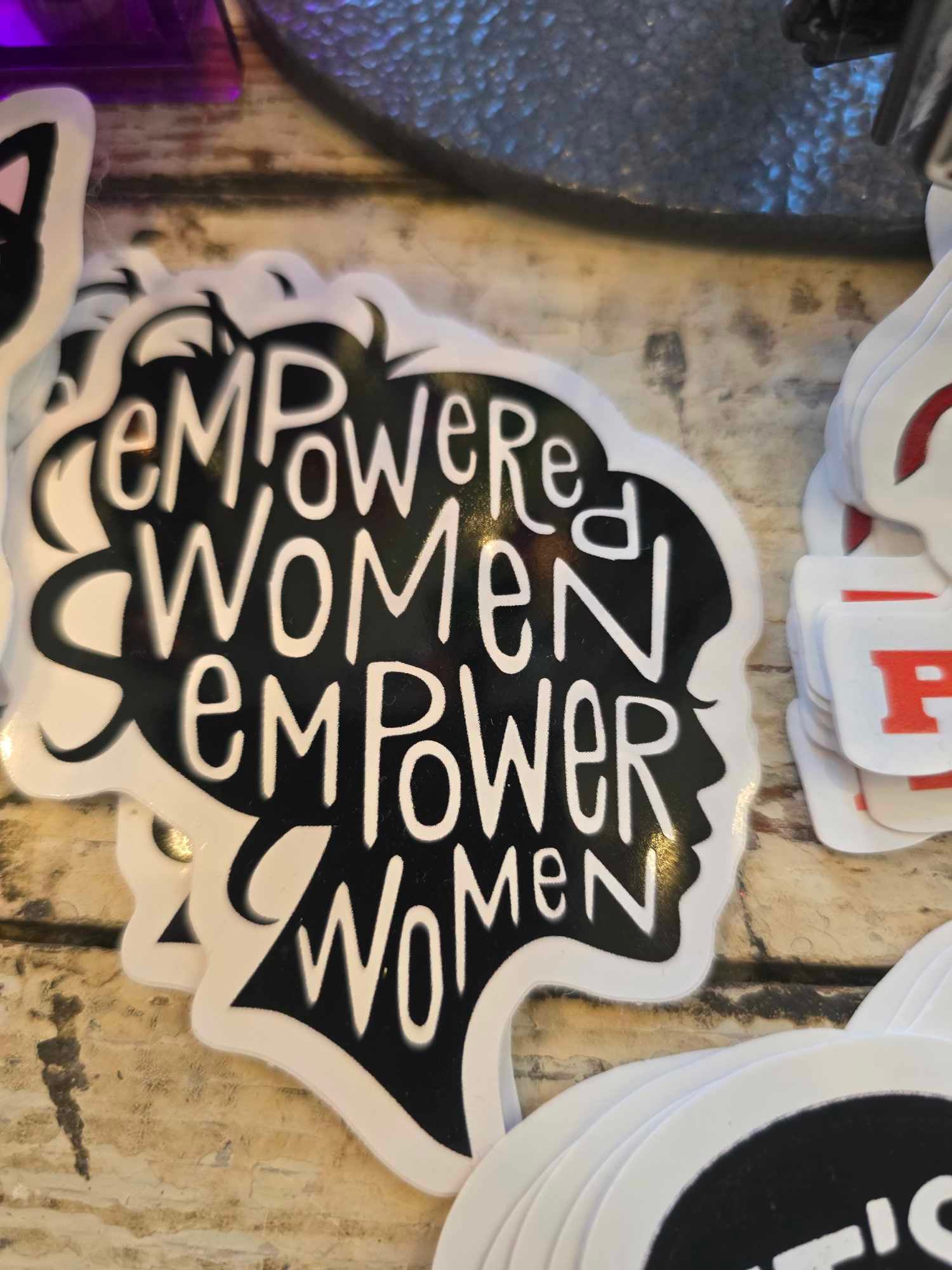 Empowered Women Empower Women Sticker | Bold and curvy